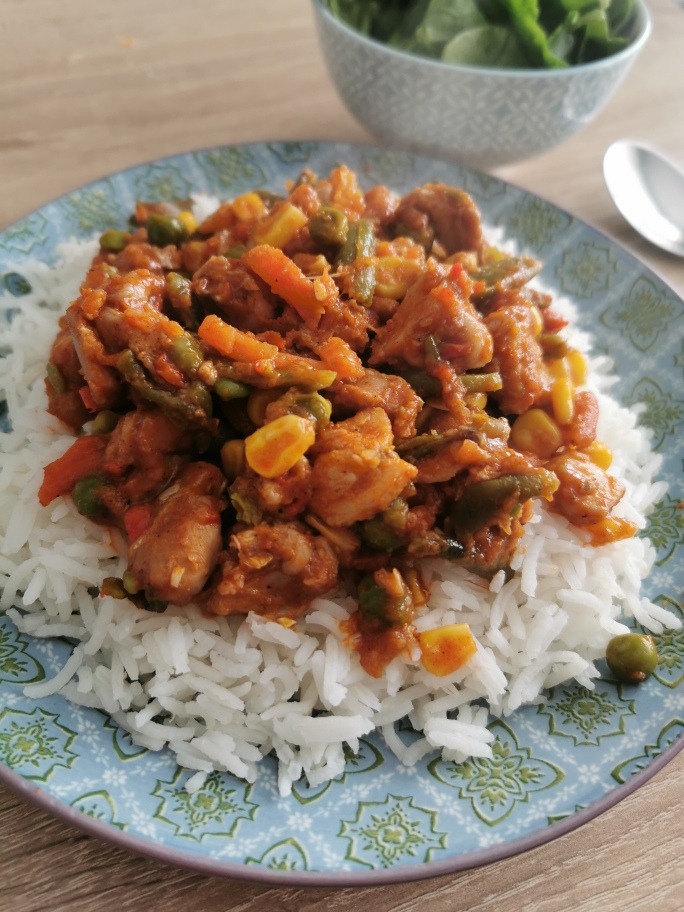 Chicken Tikka & Vegetable Curry - My Simple Eats